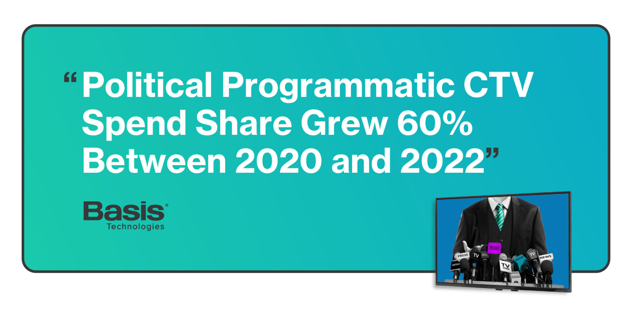 Political Programmatic CTV Spend Share Grew 60% Between 2020 and 2022 ...